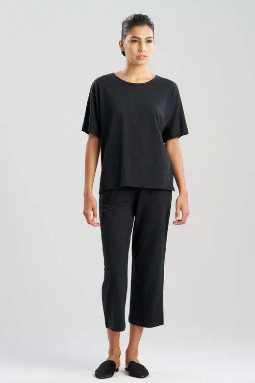 Natori Breeze Scoop Dolman Top - Black