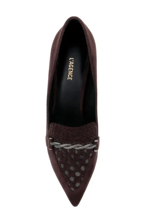 L'Agence Eleonore Pumps - Chocolate Suede