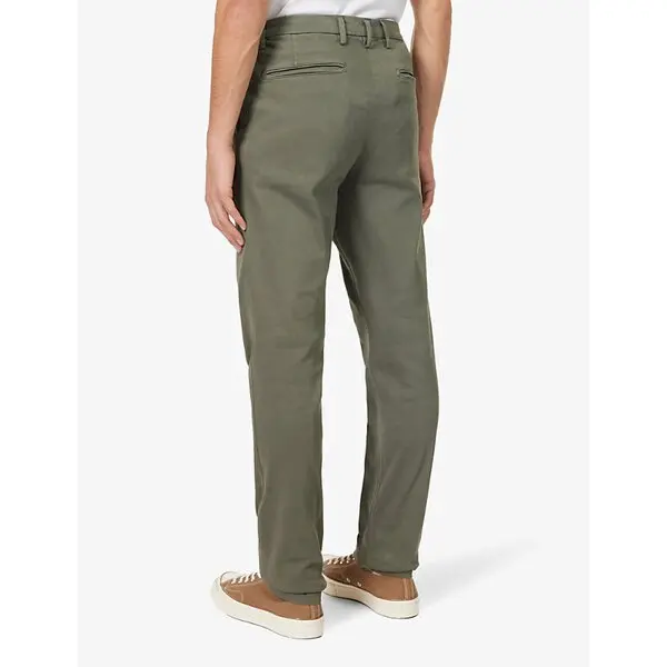 REPLAY Benni Straight-leg Stretch-cotton Trousers