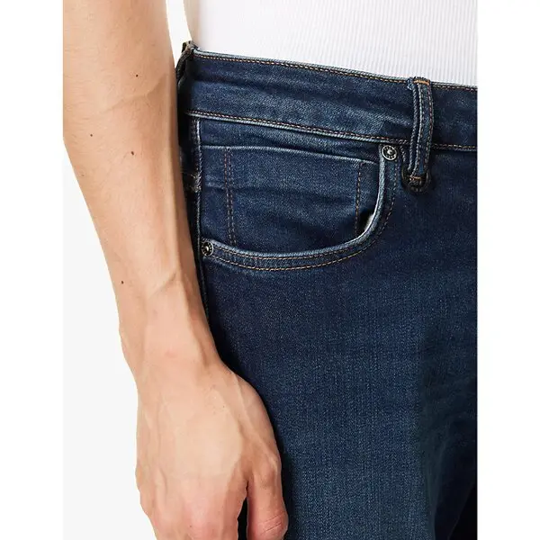 Neuw Lou Slim Sunday Straight-leg Jeans - Mid Blue