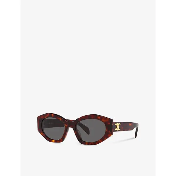 Celine Cl40238u Oval-frame Sunglasses
