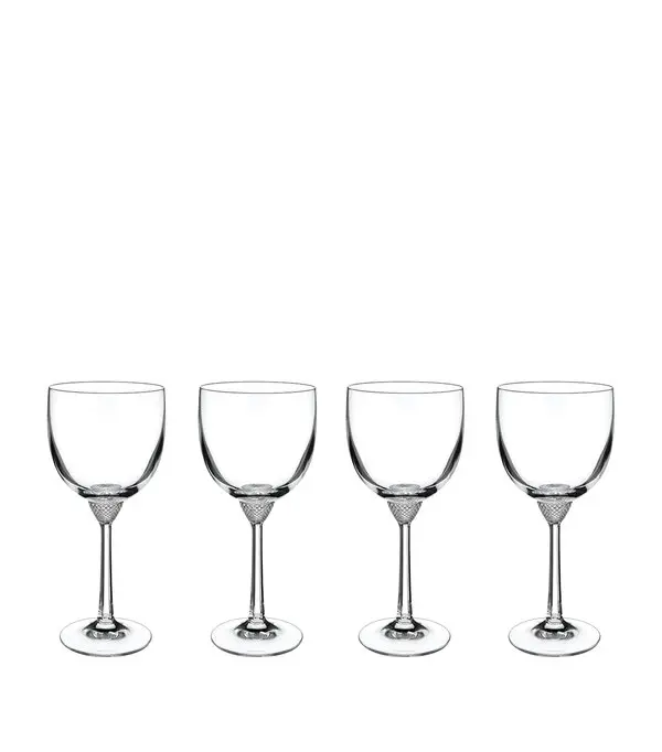 VILLEROY & BOCH Set Of 4 Crystal Octavie Water Glasses - Clear