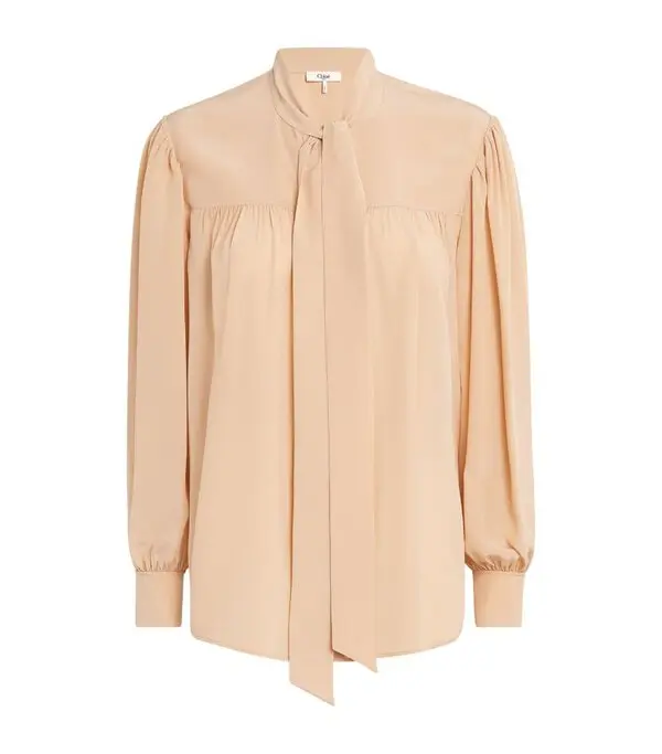 Chloé Silk Pussybow Blouse