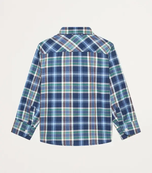 Trotters Cotton Check Oliver Shirt