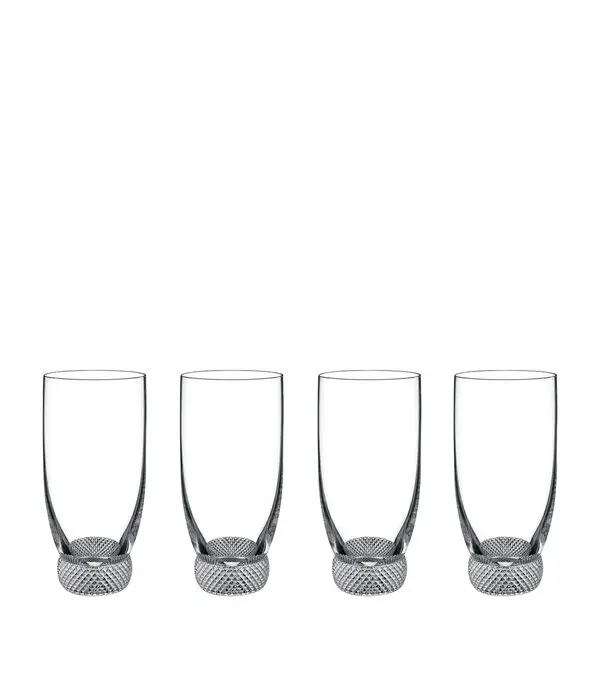 VILLEROY & BOCH Set Of 4 Crystal Octavie Tumblers - Clear