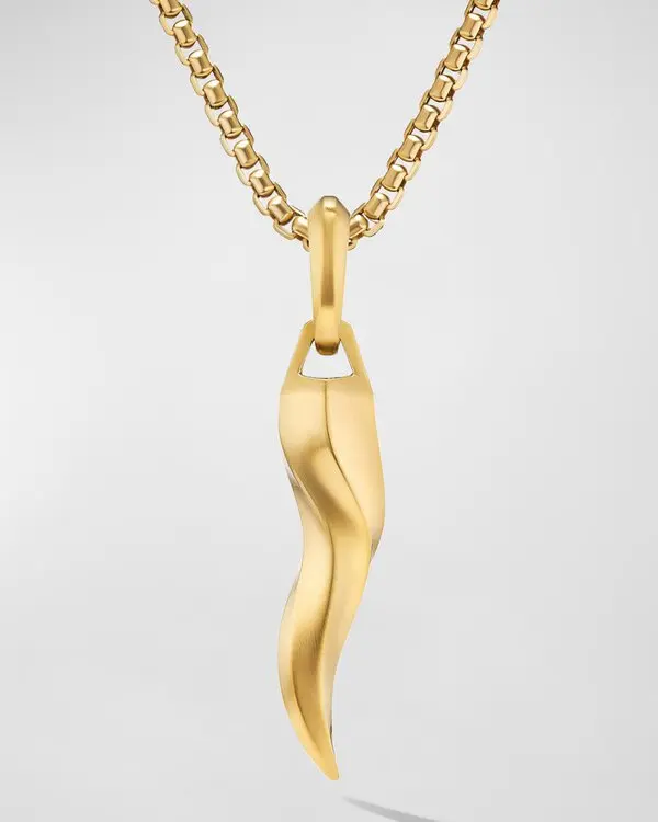 David Yurman Cornicello Pendant In 18k 30mm - Gold