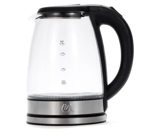 UBER APPLIANCE S 1.8l Electric Tea Kettle- Glass & Stainless - One-color