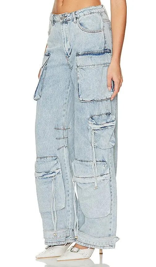 Steve Madden Duo Cargo Pant - Blue