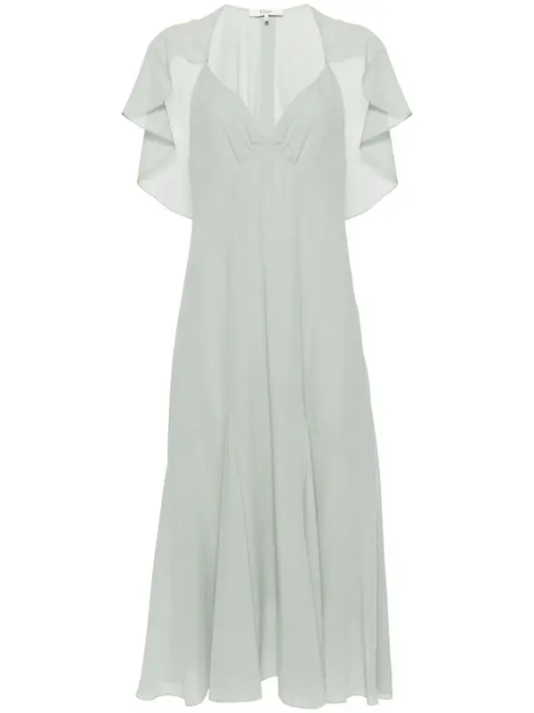 Chloé Silk Georgette Midi Dress