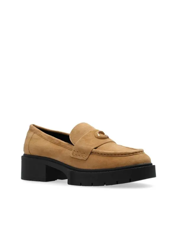 COACH® Leather Loafers