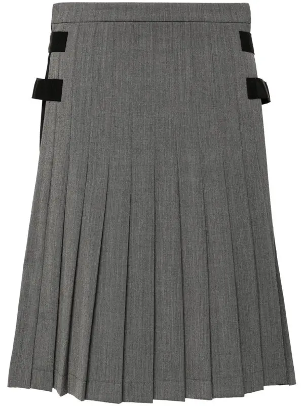N°21 Pleated Flared Skirt