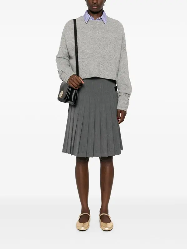 N°21 Pleated Flared Skirt