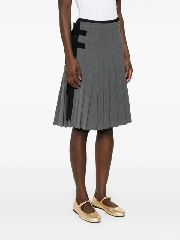 N°21 Pleated Flared Skirt