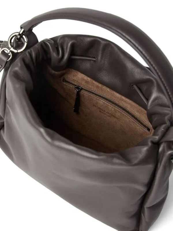 Brunello Cucinelli Mellow Bucket Bag - Brown