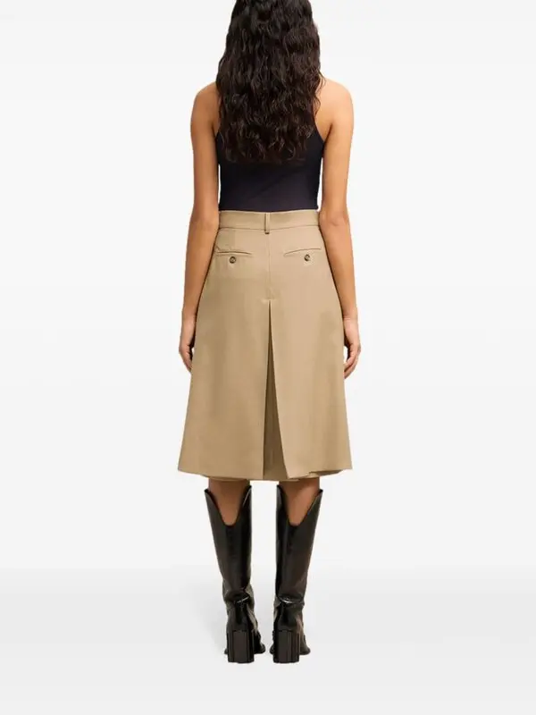 Ami Paneled Knee-length Shorts