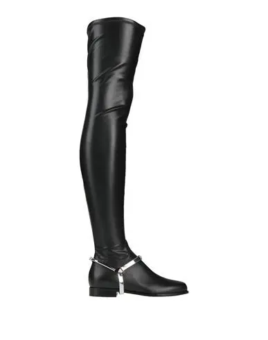 靴 00s EMPORIO ARMANI Leather Boots Emporio Armani Over-The-Knee Boots In Black - 63% Off | Editorialist