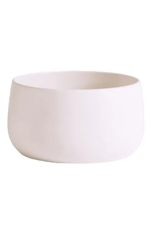 GHARYAN STONEWARE Stoneware Serving Bowl - White
