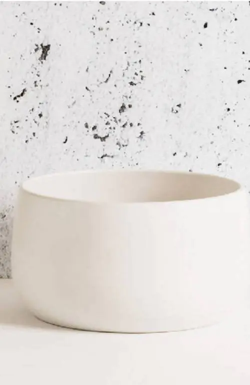 GHARYAN STONEWARE Stoneware Serving Bowl - White