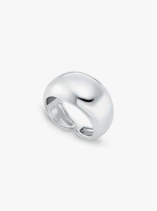 Michael Kors Precious Metal-plated Brass Bubble Cuff - Silver