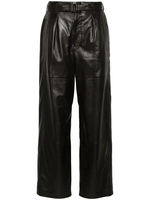 LEMAIRE Belted Lambskin Pants
