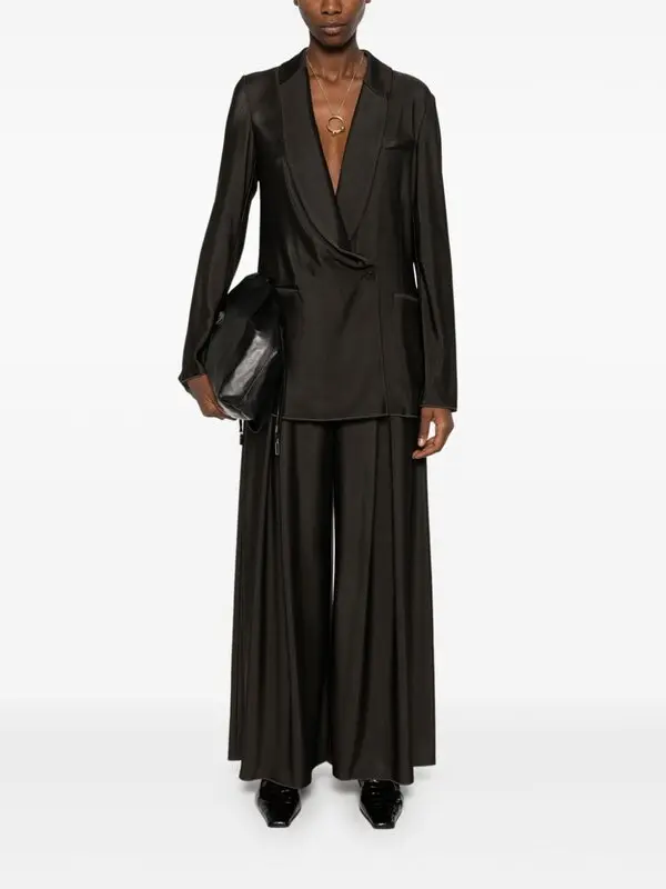 Giorgio Armani Pleated Wide Trousers