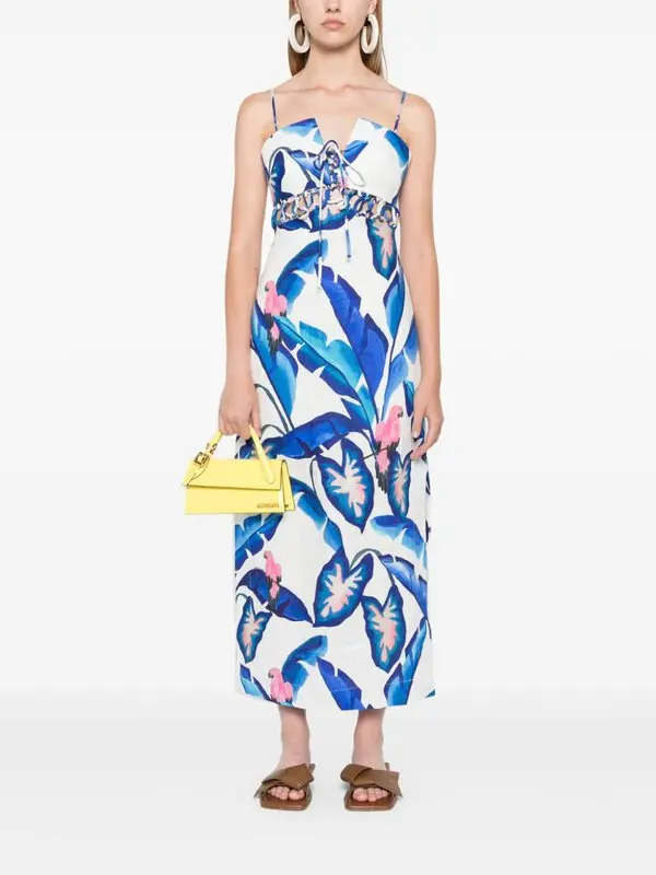 Farm Rio Foliage Maxi Dress
