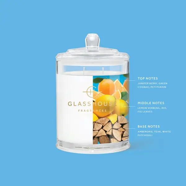 GLASSHOUSE FRAGRANCES Glasshouse Fragrance The Hamptons Candle 26.8 Oz