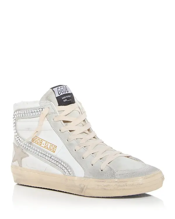 GOLDEN GOOSE Slide Embellished High-top Sneakers