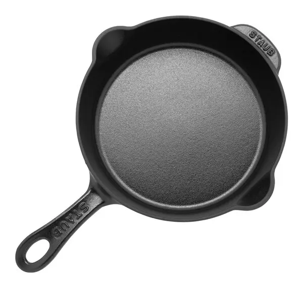 STAUB Cast Iron 8.5 Traditional Deep Skillet - Black