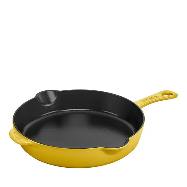 STAUB Cast Iron 8.5 Traditional Deep Skillet - Citron