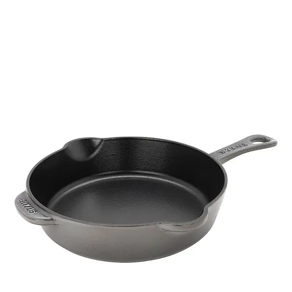 STAUB Cast Iron 8.5 Traditional Deep Skillet - Graphite Grey