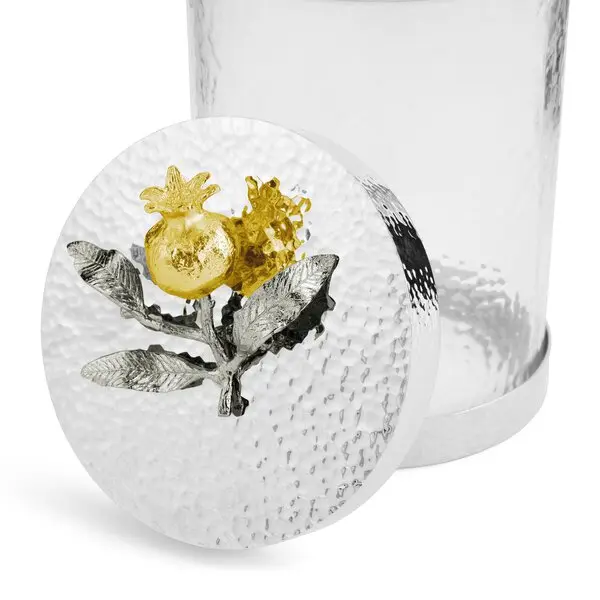 Michael Aram Pomegranate And Gold Small Canister
