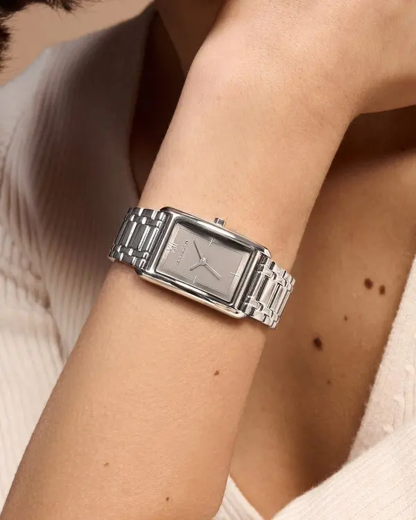 OLIVIA BURTON Grove Watch, 21mm X 30mm - Gray/silver