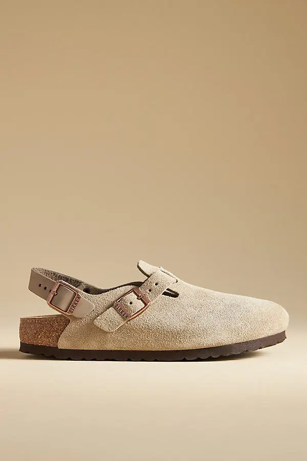 BIRKENSTOCK Tokio Clogs - Taupe