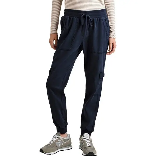 Splendid Jaclyn Drawstring Waist Joggers - Navy
