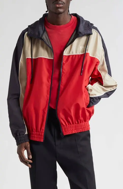 GOLDEN GOOSE Star Hooded Windbreaker Jacket