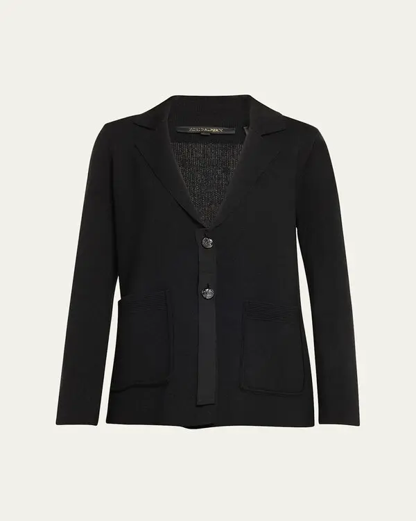 Kobi Halperin Clove Two-button Cardigan Sweater - Black