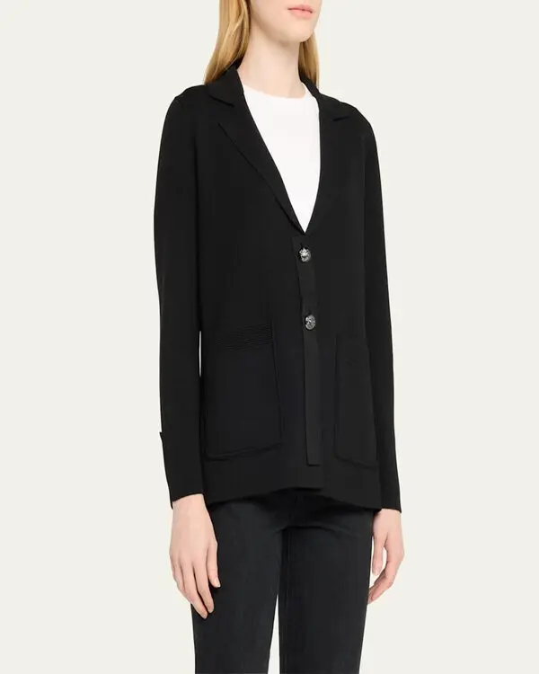 Kobi Halperin Clove Two-button Cardigan Sweater - Black
