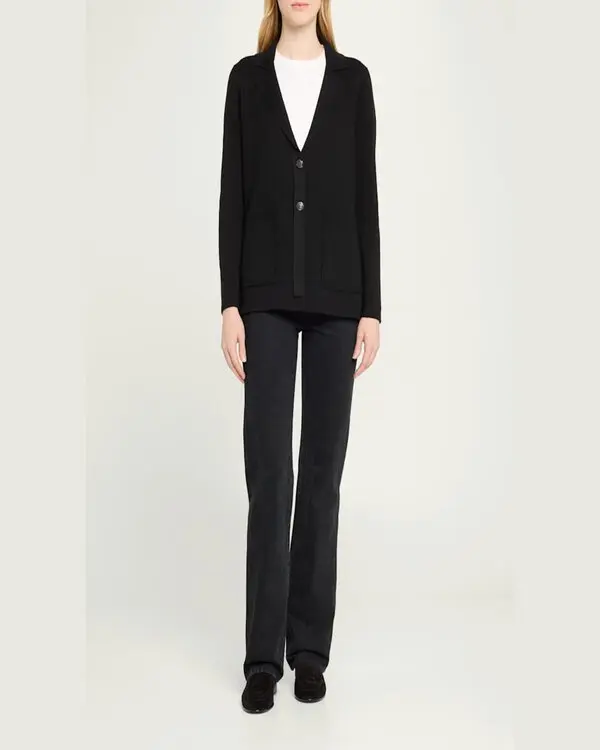 Kobi Halperin Clove Two-button Cardigan Sweater - Black