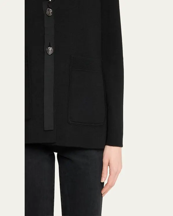 Kobi Halperin Clove Two-button Cardigan Sweater - Black