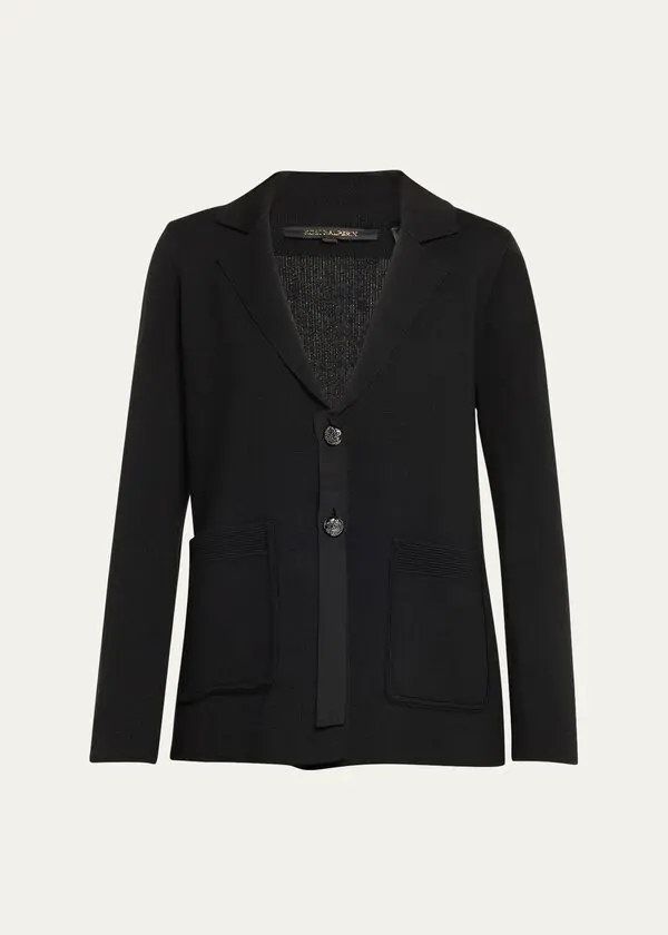Kobi Halperin Clove Two-button Cardigan Sweater - Black