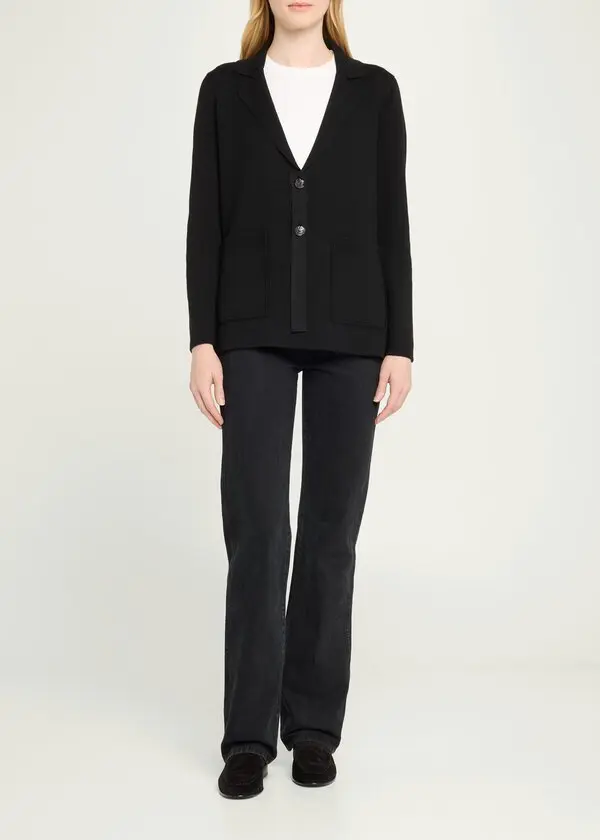 Kobi Halperin Clove Two-button Cardigan Sweater - Black