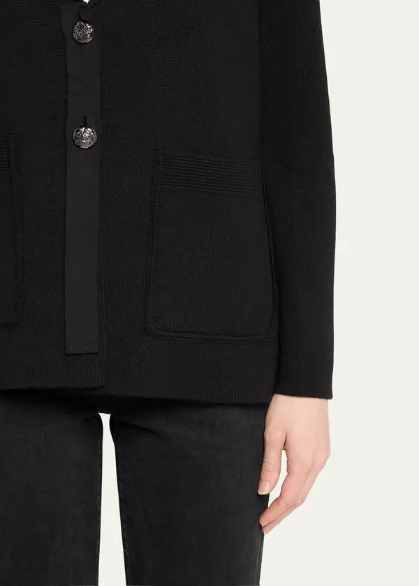 Kobi Halperin Clove Two-button Cardigan Sweater - Black