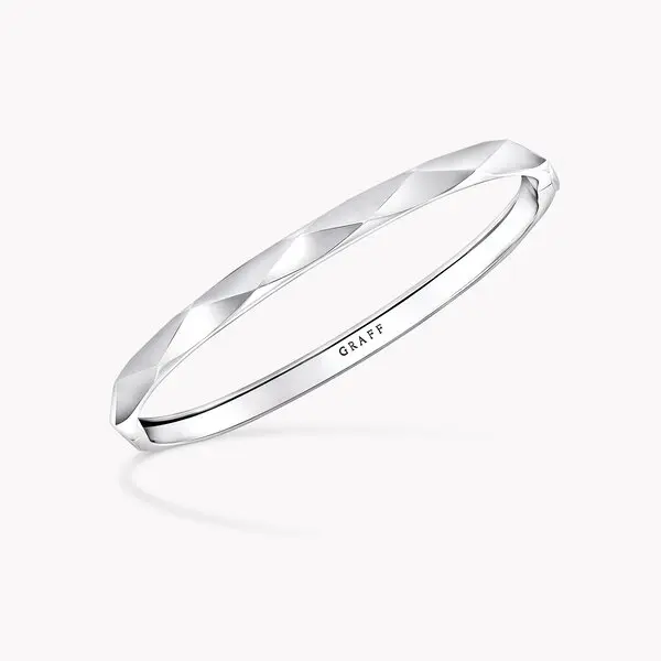 Graff Laurence Signature Bangle - White Gold