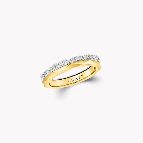 Graff Laurence Signature Diamond And Gold Band - Yellow Gold