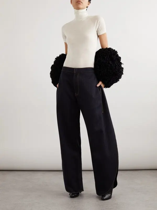 Alaïa Wool-jersey Turtleneck Bodysuit