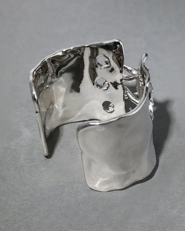 Alexis Bittar Solanales Lace Up Cuff Bracelet - Silver