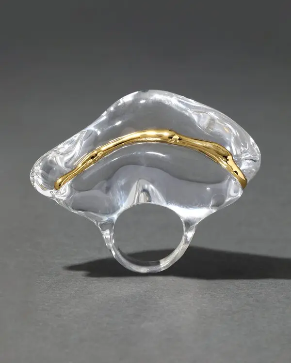 Alexis Bittar Liquid Lucite Wave Ring