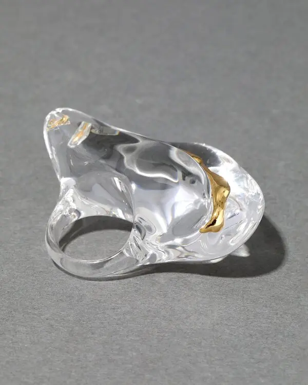 Alexis Bittar Liquid Lucite Wave Ring