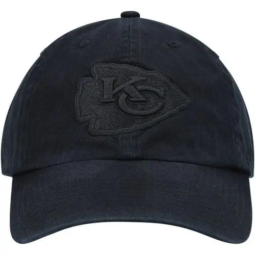 '47 Kansas City Chiefs Tonal Clean Up Adjustable Hat - Black